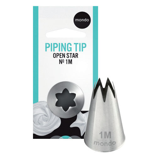Mondo Open Star Piping Tip #1M – A.W. Smith & Sons Gift & Homewares