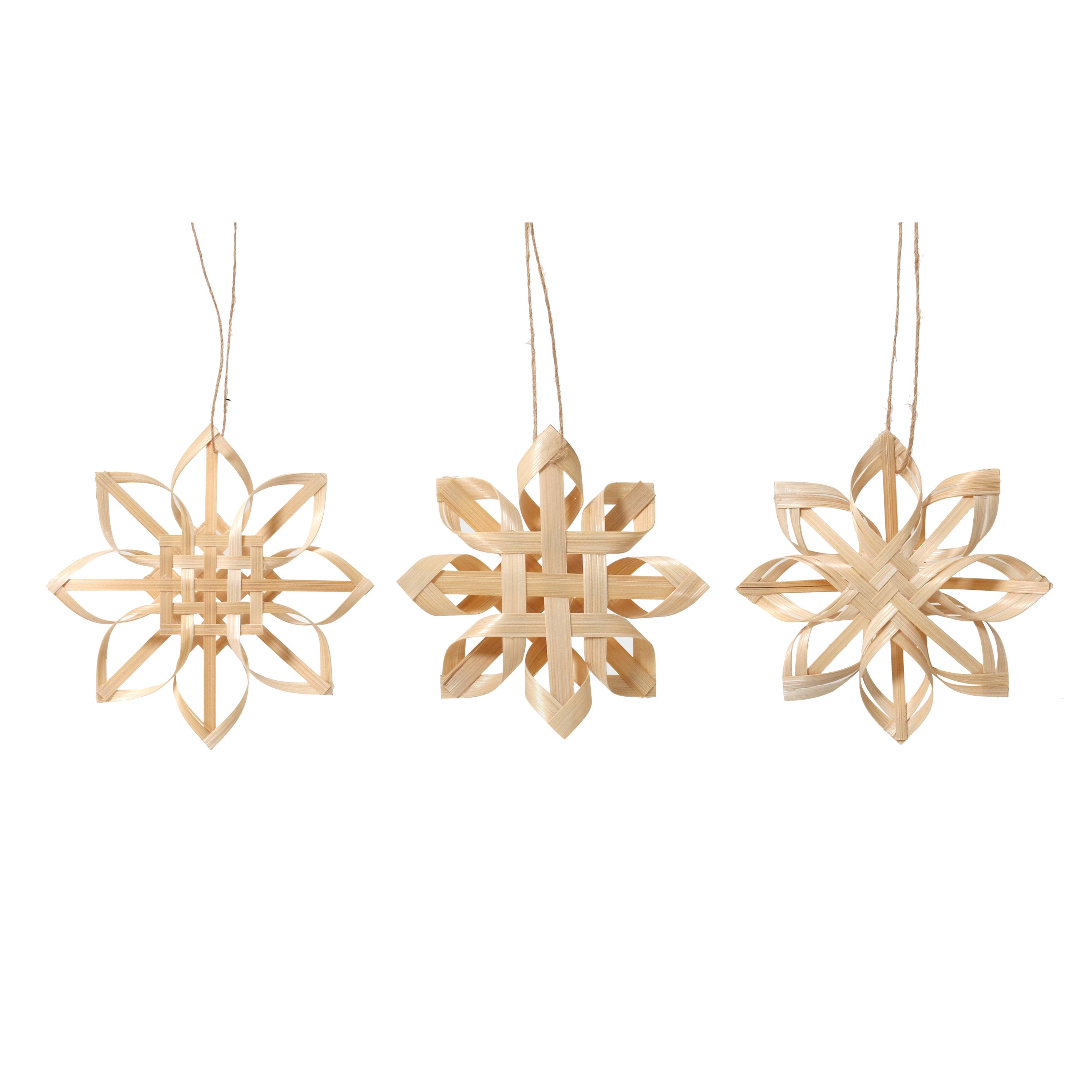 Hanging Woven Snowflake – A.W. Smith & Sons Gift & Homewares