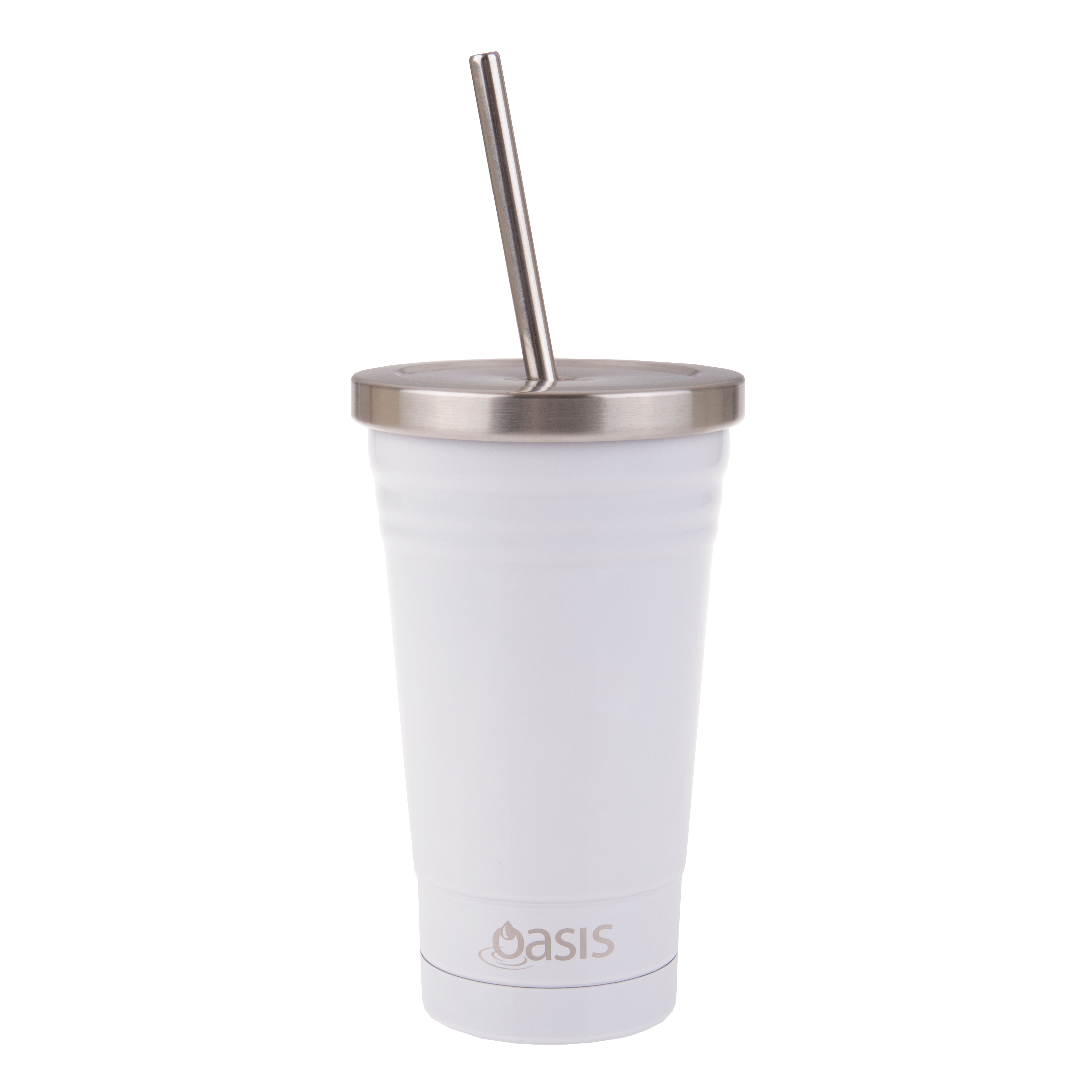 Insulated Smoothie Tumbler with Straw - White – A.W. Smith & Sons Gift & Homewares