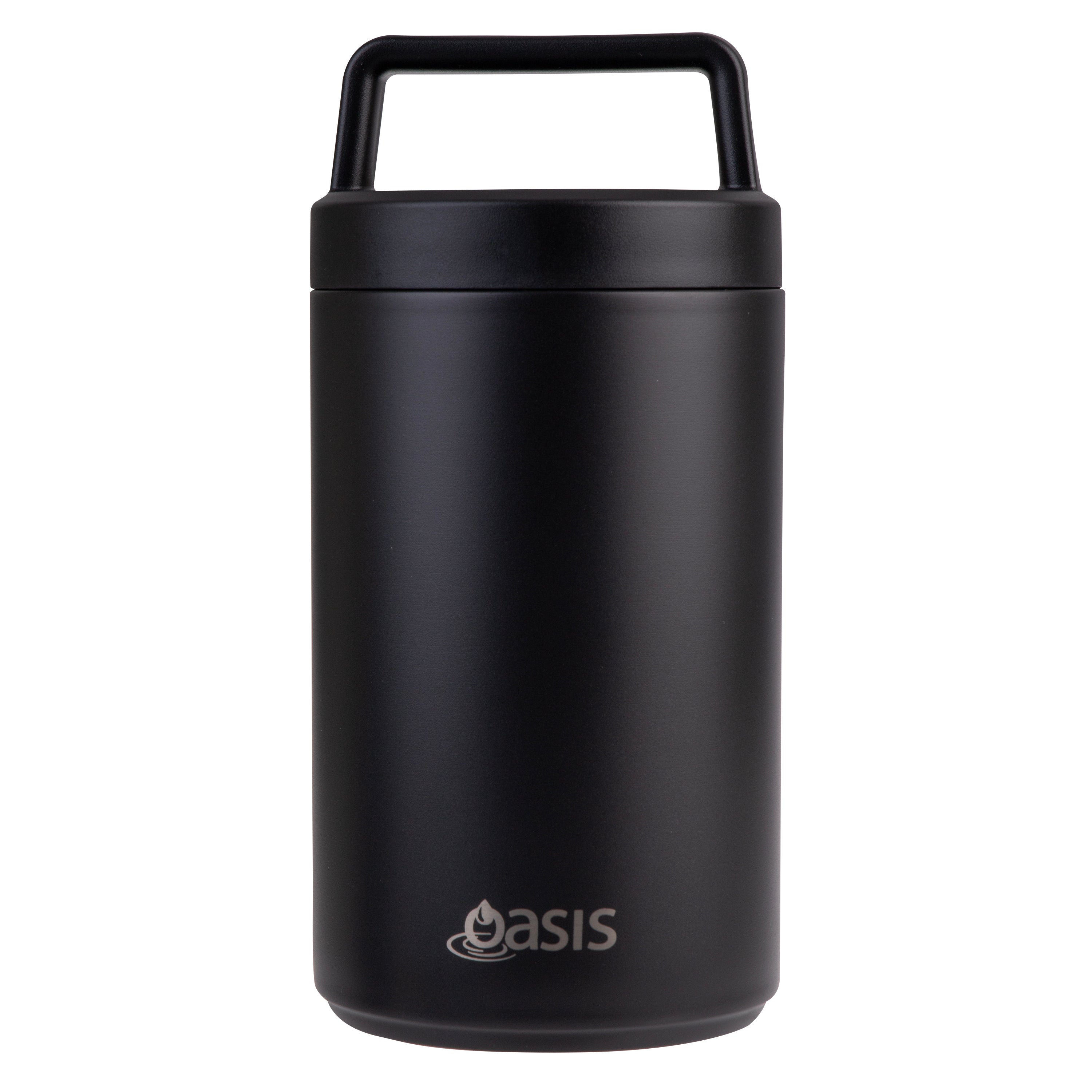 Insulated Food Flask with Handle | Black 700ml – A.W. Smith & Sons Gift ...